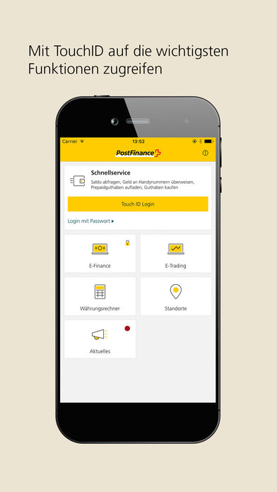 „PostFinance Mobile“ im App Store