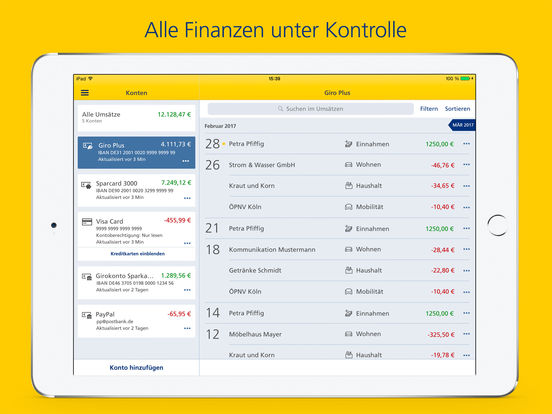 „Postbank Finanzassistent“ im App Store