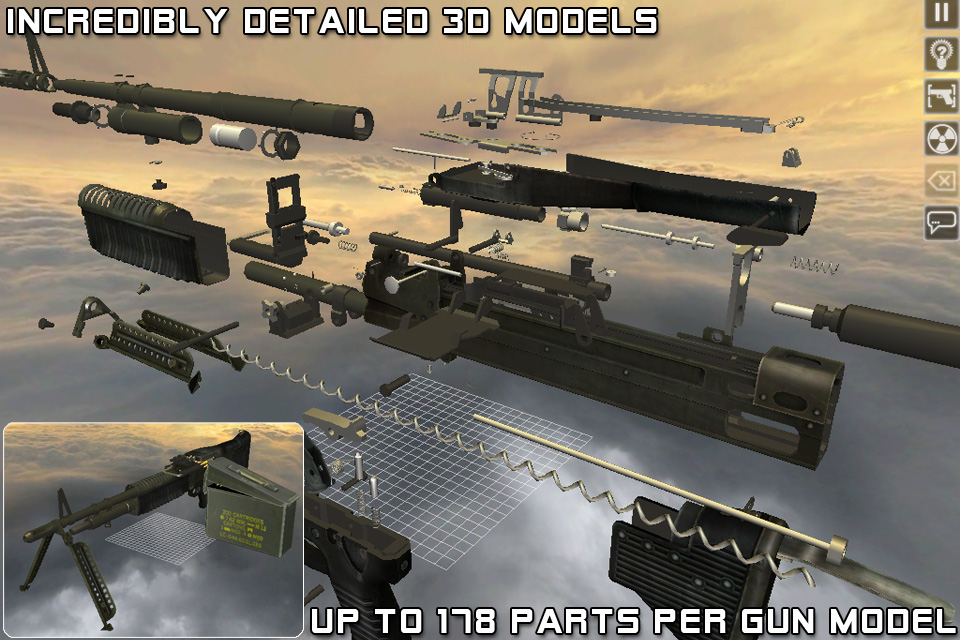 Gun Disassembly 2 Entertainment Puzzle Games Simulation free app for ...