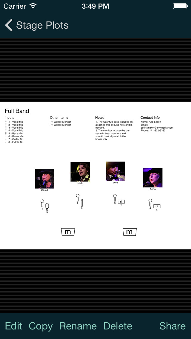 Stage Plot Maker | Apps | 148Apps