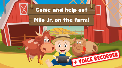 Little farmer Milo loves driving the tractor in kiddieland and petting ...