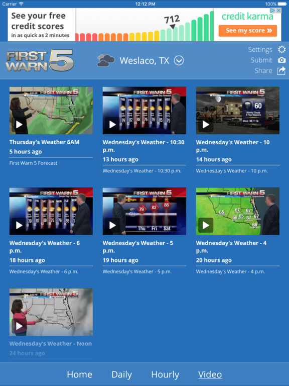 KRGV FIRST WARN 5 Weather - AppRecs