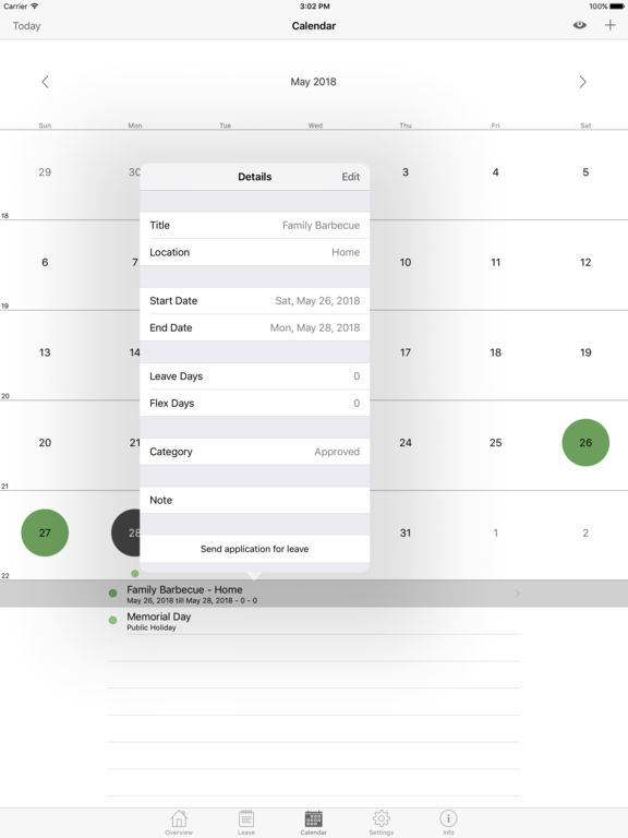 Annual Leave on the App Store