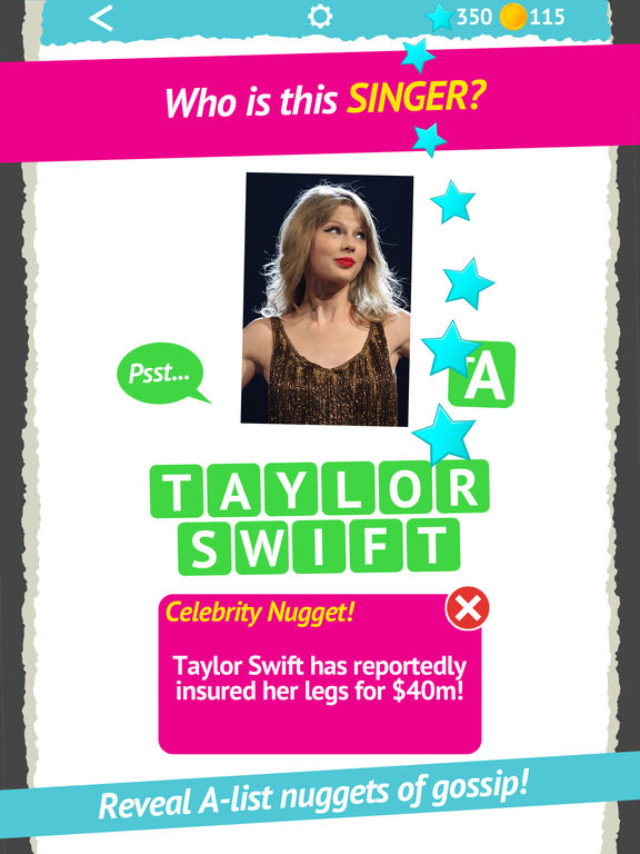 Celebrity Gems Showbiz Quiz - daily superstar trivia and gossip! Tips ...