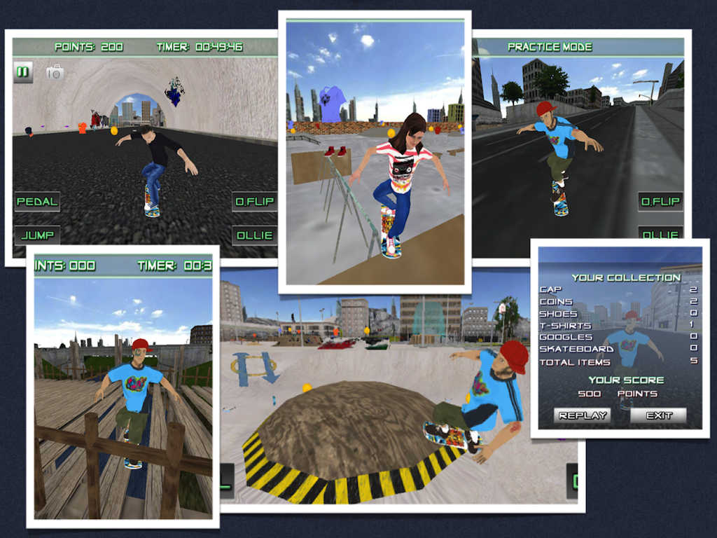 App Shopper: Skateboarding 3D Free Top Skater Action Board Game (Games)