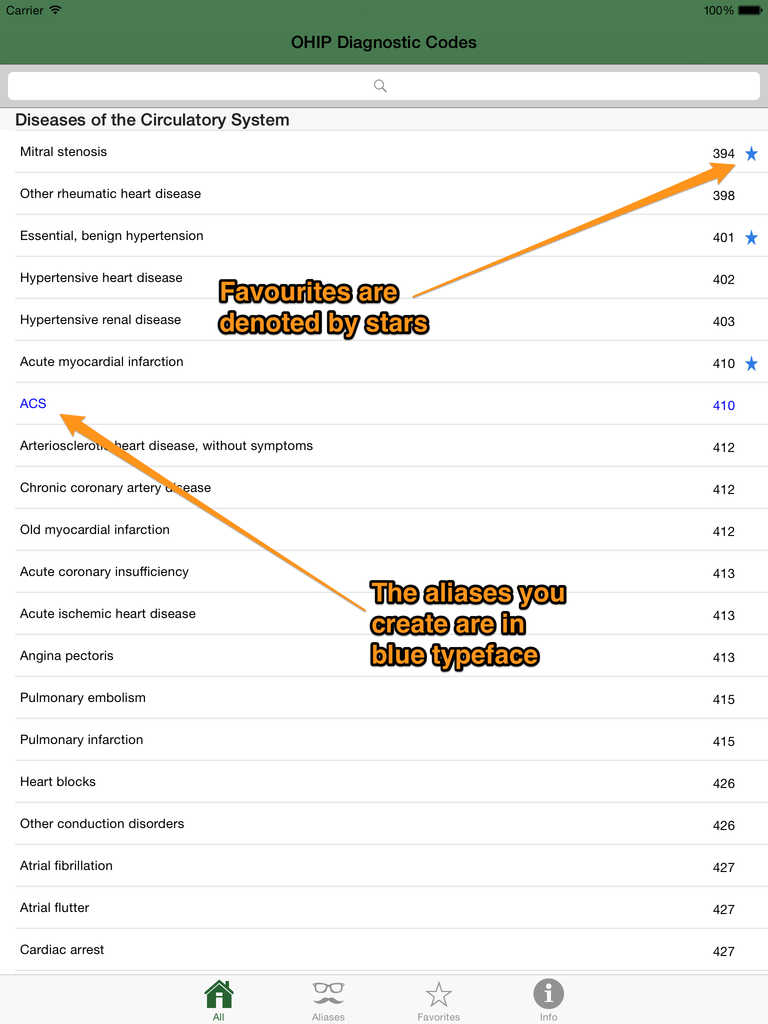 App Shopper: OHIP Diagnostic Codes (Medical)