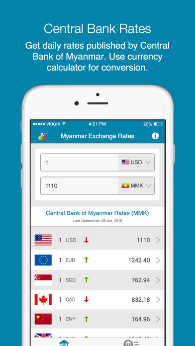 Myanmar Exchange Rates - AppRecs