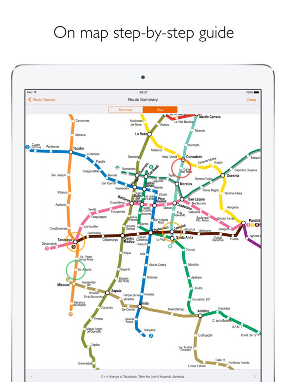 Mexico City Metro Map With Streets - United States Map