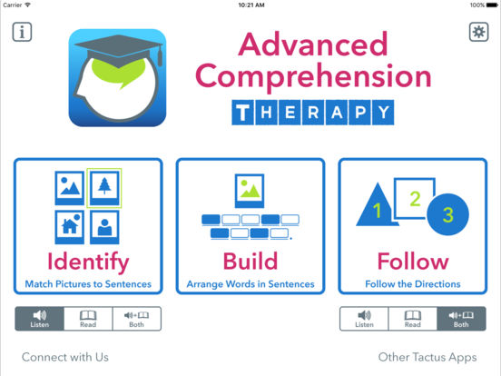 Advanced Comprehension Therapy By Tactus Therapy Solutions Ltd